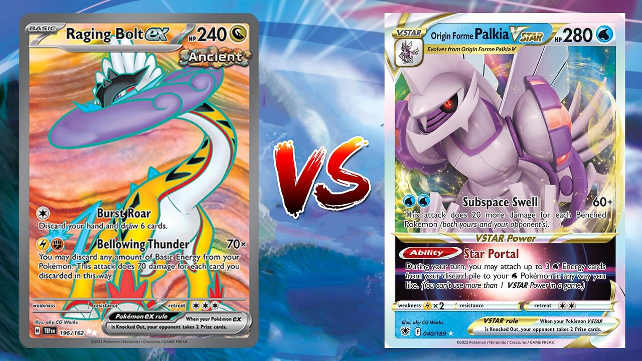Pokemon TCG Live Raging Bolt EX Ogerpon EX VS Palkia VSTAR Dusknoir!!