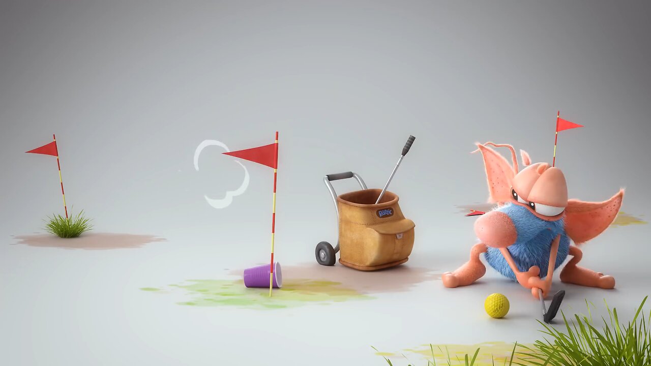 Funny Cartoon | Rattic Mini - The Golf | Cartoons for Children | Funny ...