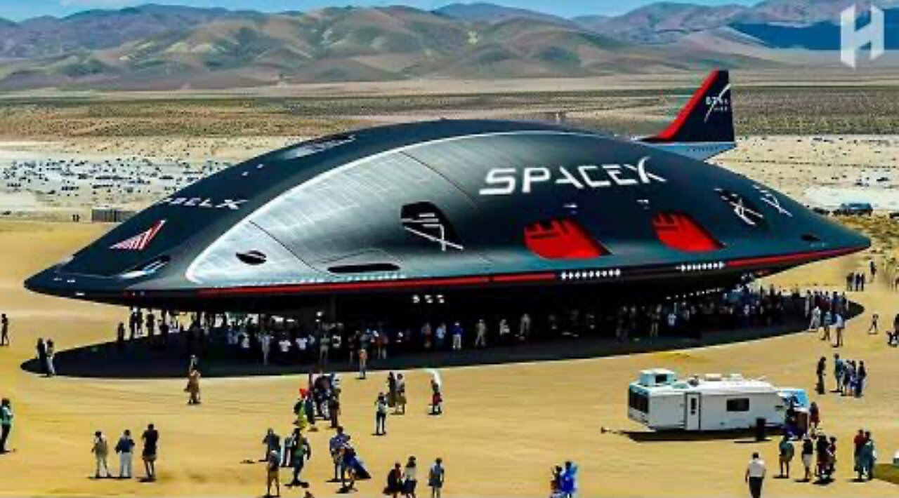 Elon Musk Unveils UFO Fighter Jet That Defies Physics! Hyperspeed!