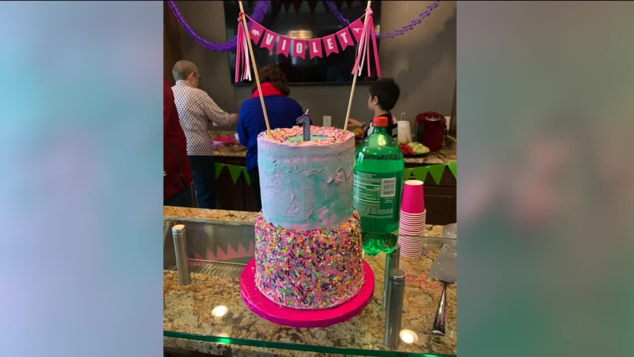 Baking the best birthday cake for foster kids