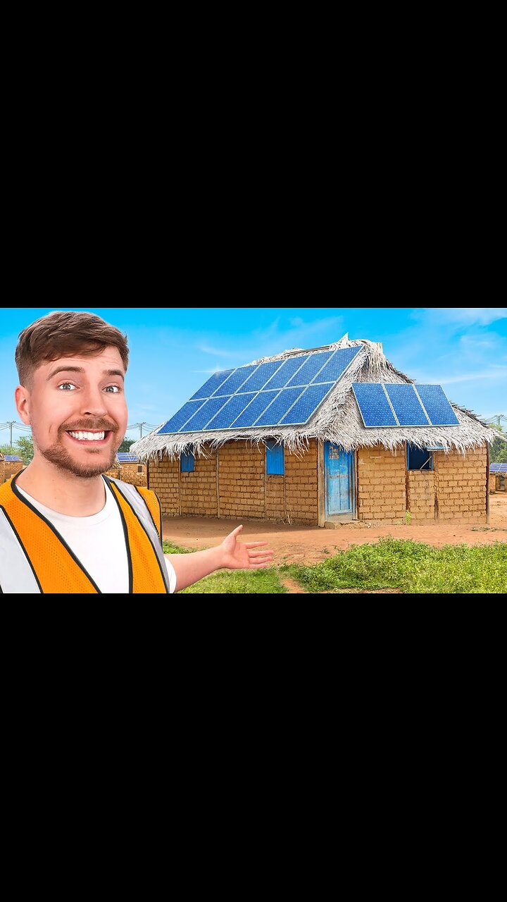 we powered a remote village in zambia mr beast
