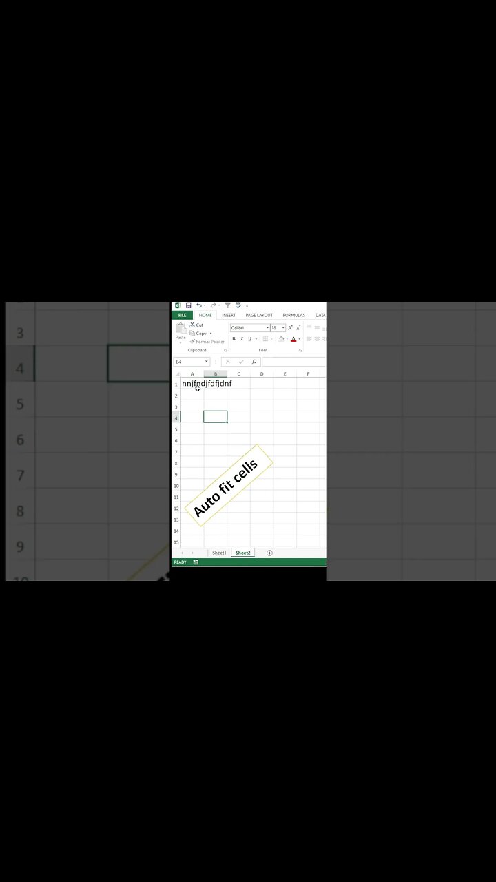 How to adjust column in excell | Automatic_adjust _cell column_width ...