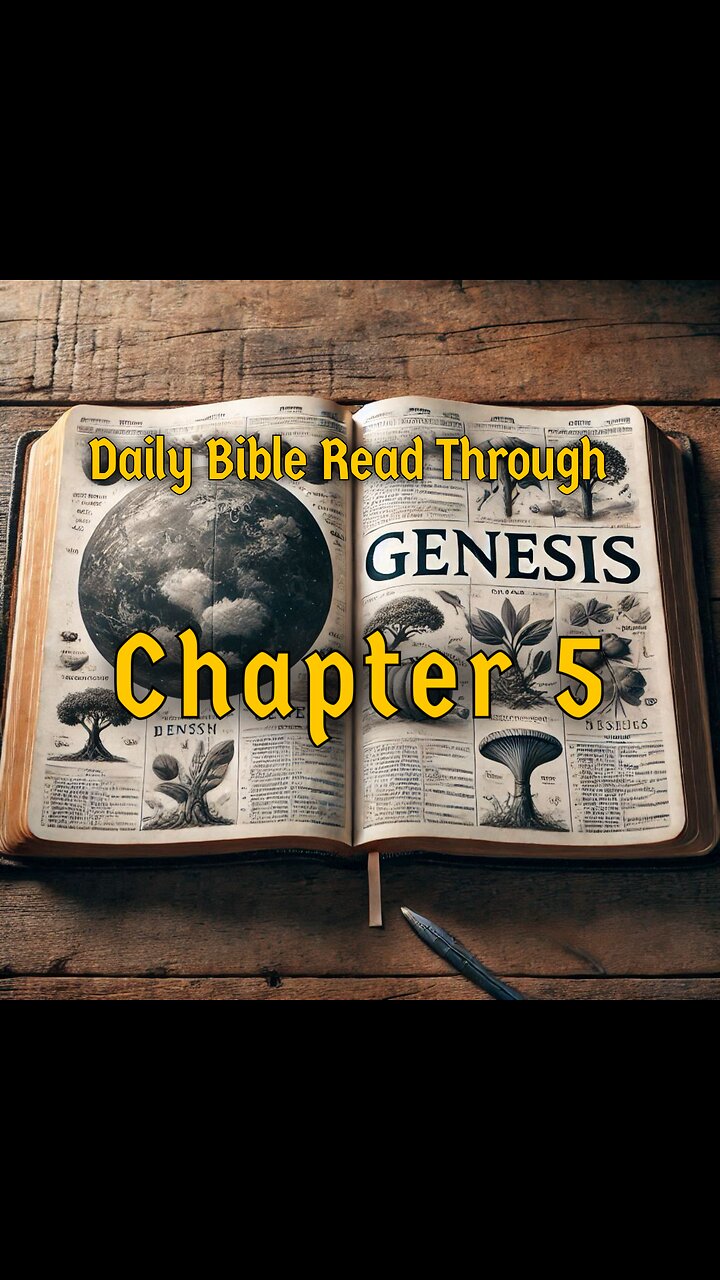 Genesis Ch. 5. Chapter a day daily Bible read through.