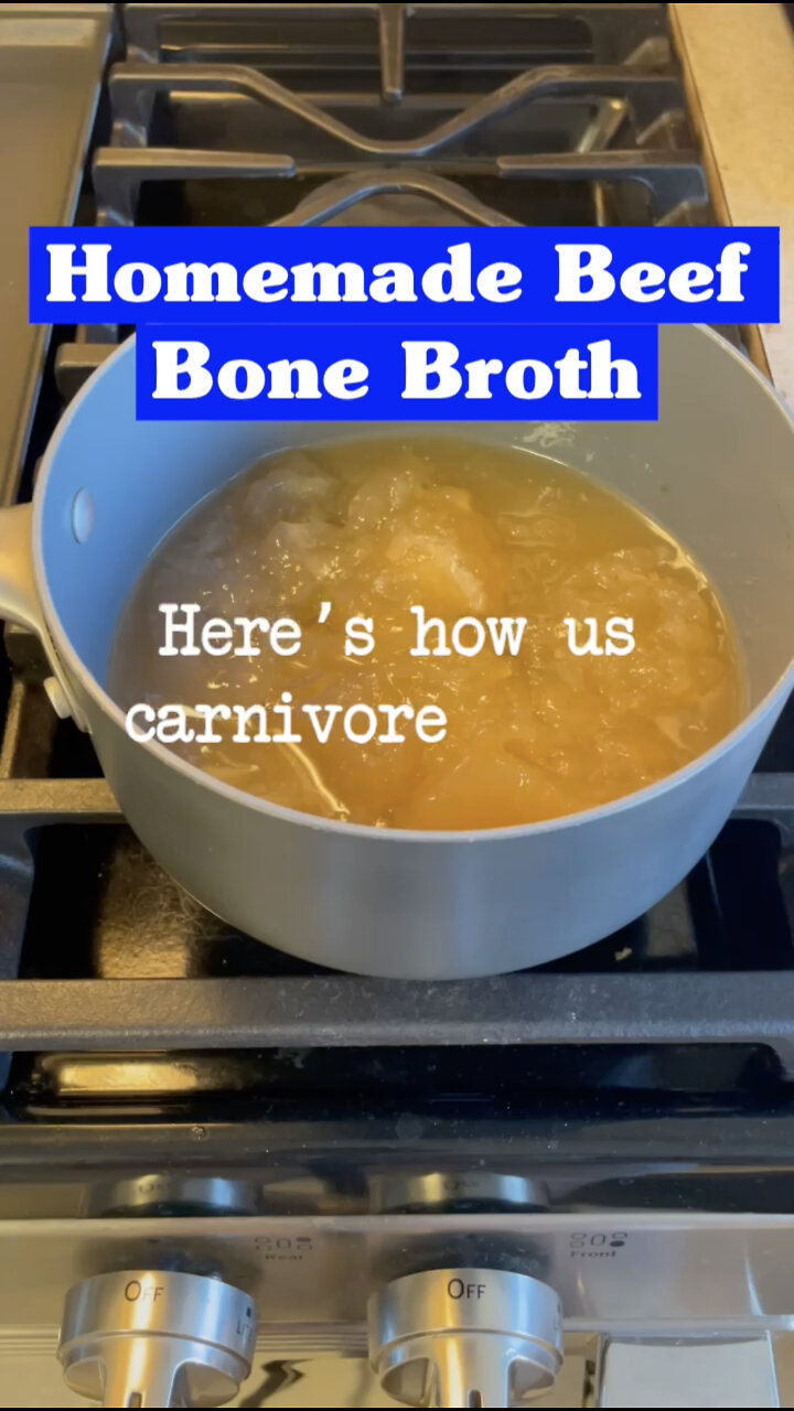 Best Homemade Beef Bone Broth Recipe for Carnivore Diet Weight Loss ...