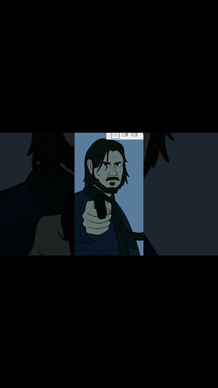 Desenhando o JOHN WICK #arte #drawing #digitalart #johnwick #action # ...