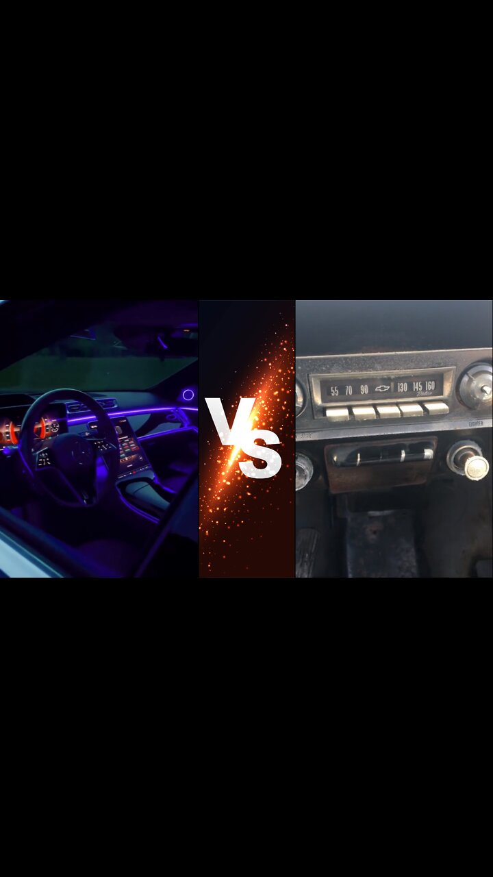 A new car from the inside vs an old car from the inside, (which one do ...