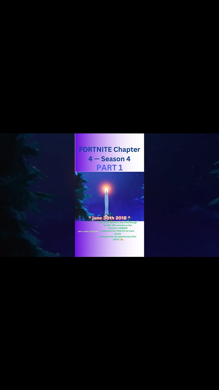 FORTNITE Chapter 4 — Season 4 | PART 1