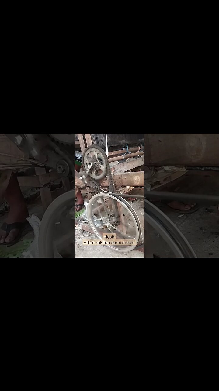 Masih seputar Atbm rakitan semi mesin #homemade #diy #atbm #powerloom # ...
