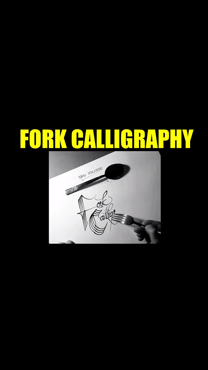 Fork Calligraphy