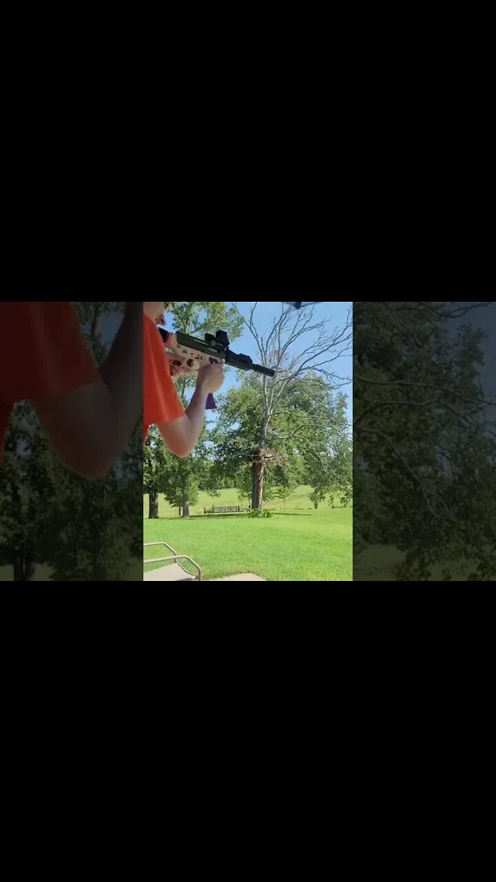 ez22 shooting with anti lift muzzle device