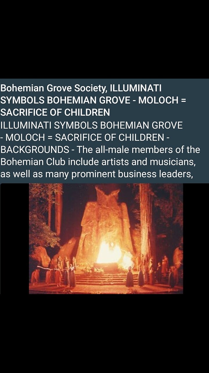 The Bohemian Club aka The Bohemian Grove in California - ABC broadcast ...