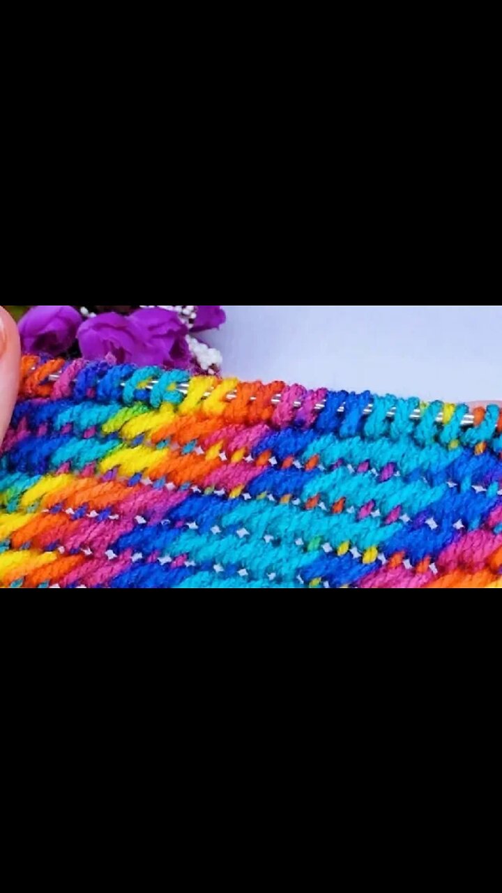 How to knit simple spiral stitch tutorial for beginners