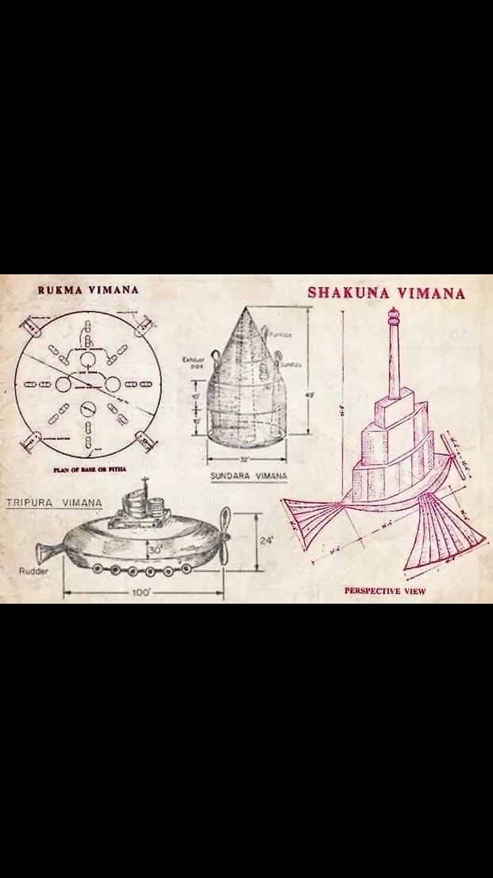 VIMANAS - Legendary Flying Spaceships ( See : VEDAS TEXTS FROM INDIA )