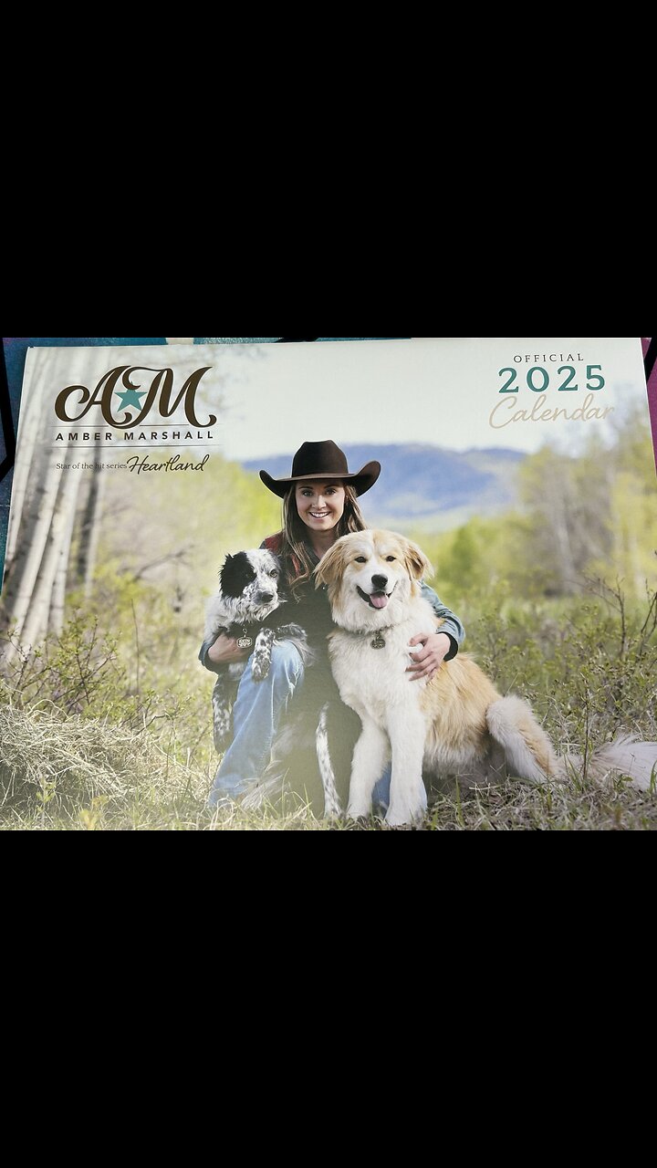 Heartland’s Amber Marshall 2025 Calendar