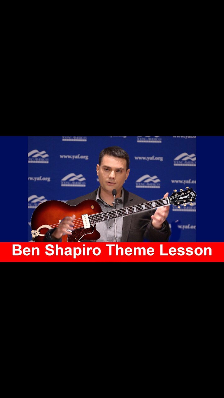 How to Play Ben Shapiro Theme on Guitar
