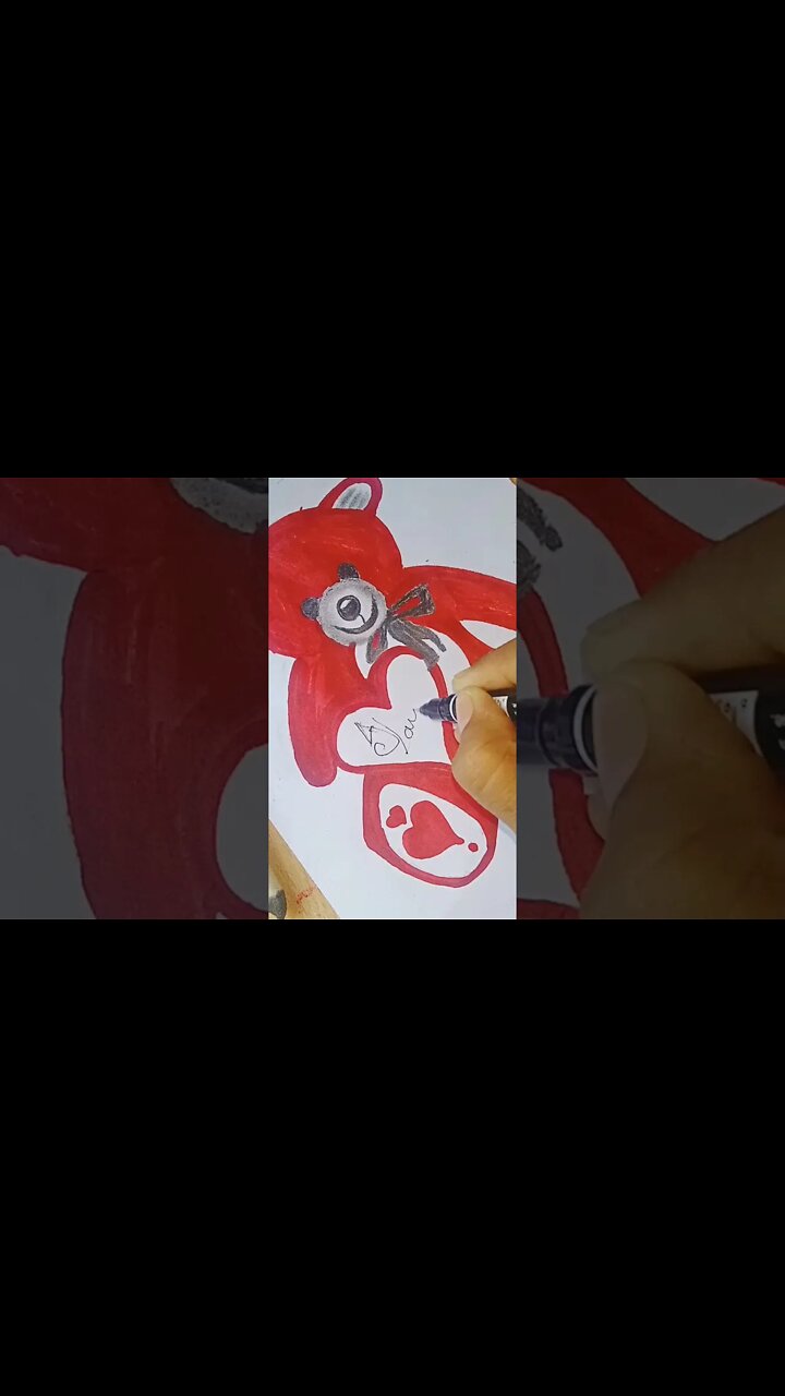 Cute Teddy Bear Drawing