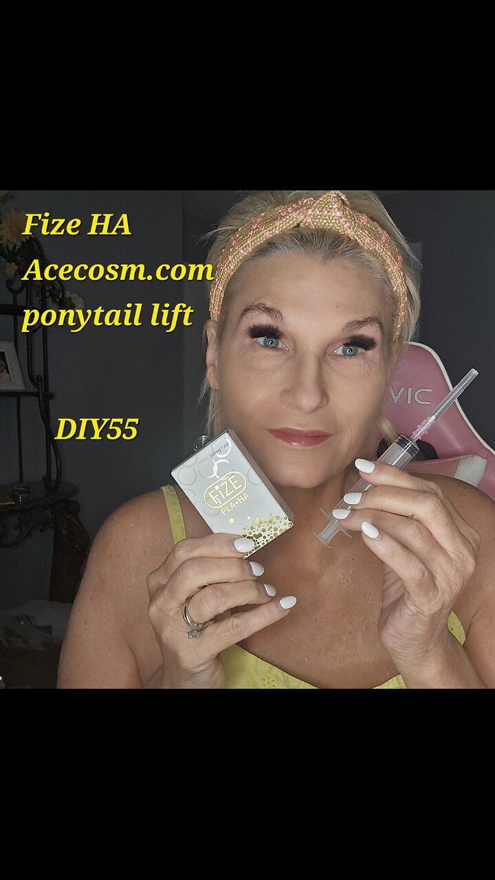 Ponytail lift Biostimulator facelift Fize HA PLA Acecosm.com DIY55