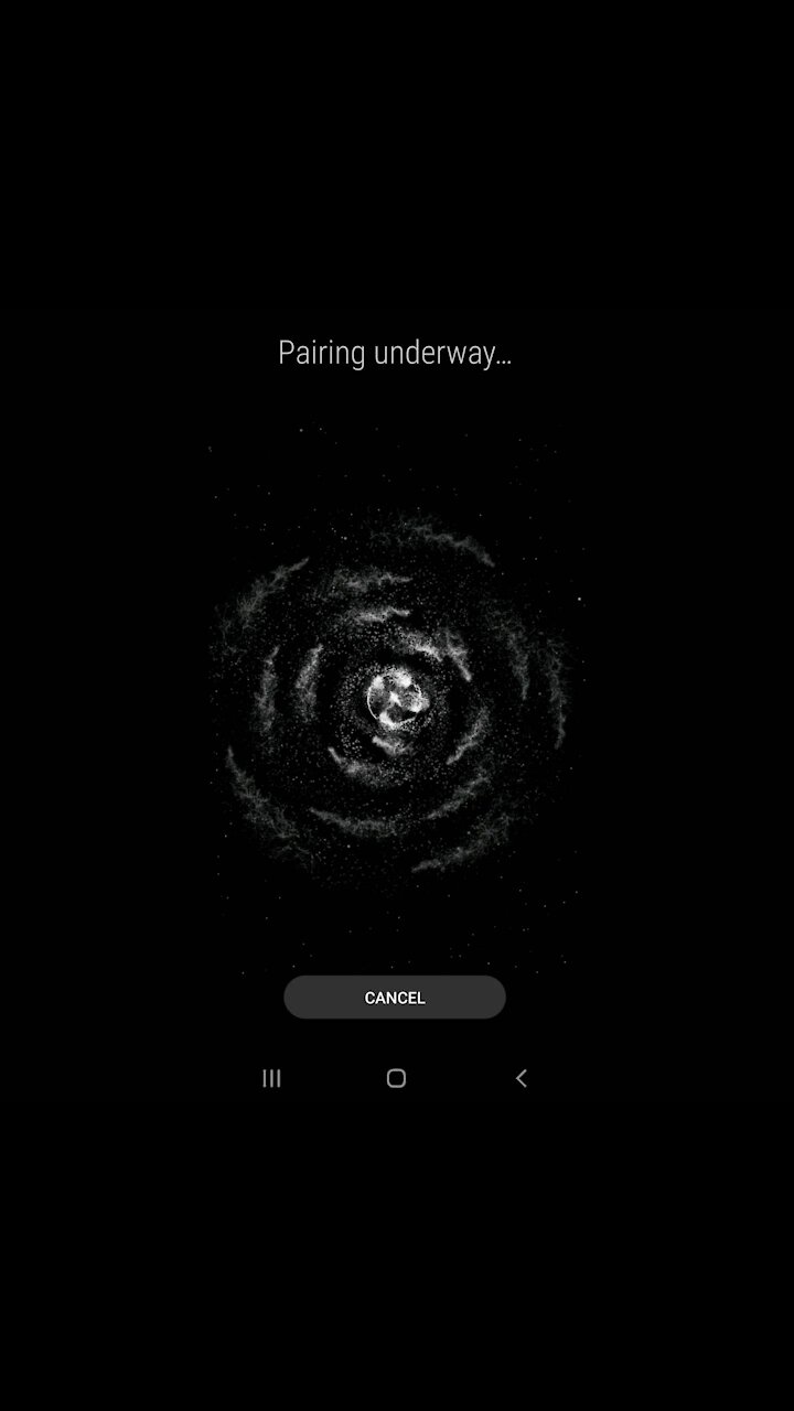 Samsung Bluetooth Pairing Screen