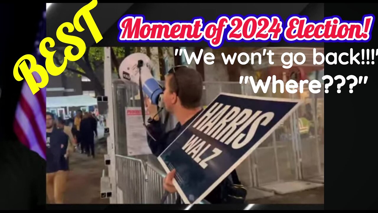 BEST Moment of 2024 Election!