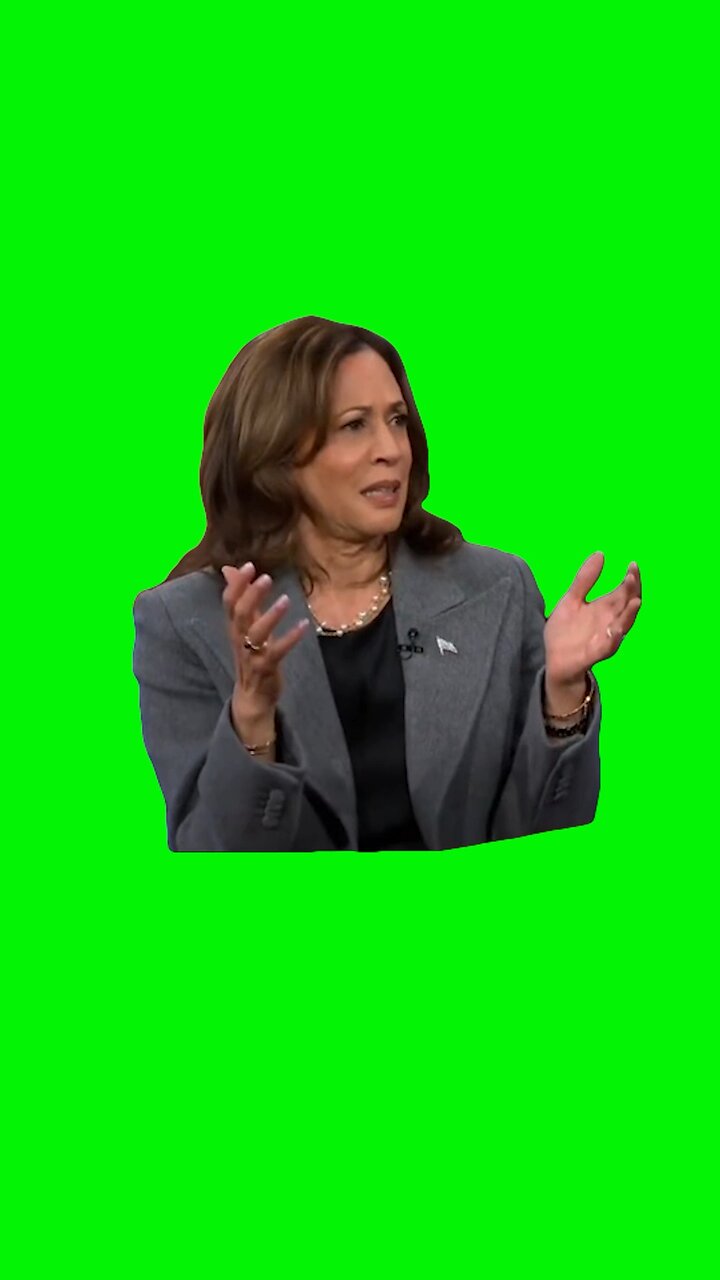 “Have You No Empathy, Man?” Kamala Harris | Green Screen