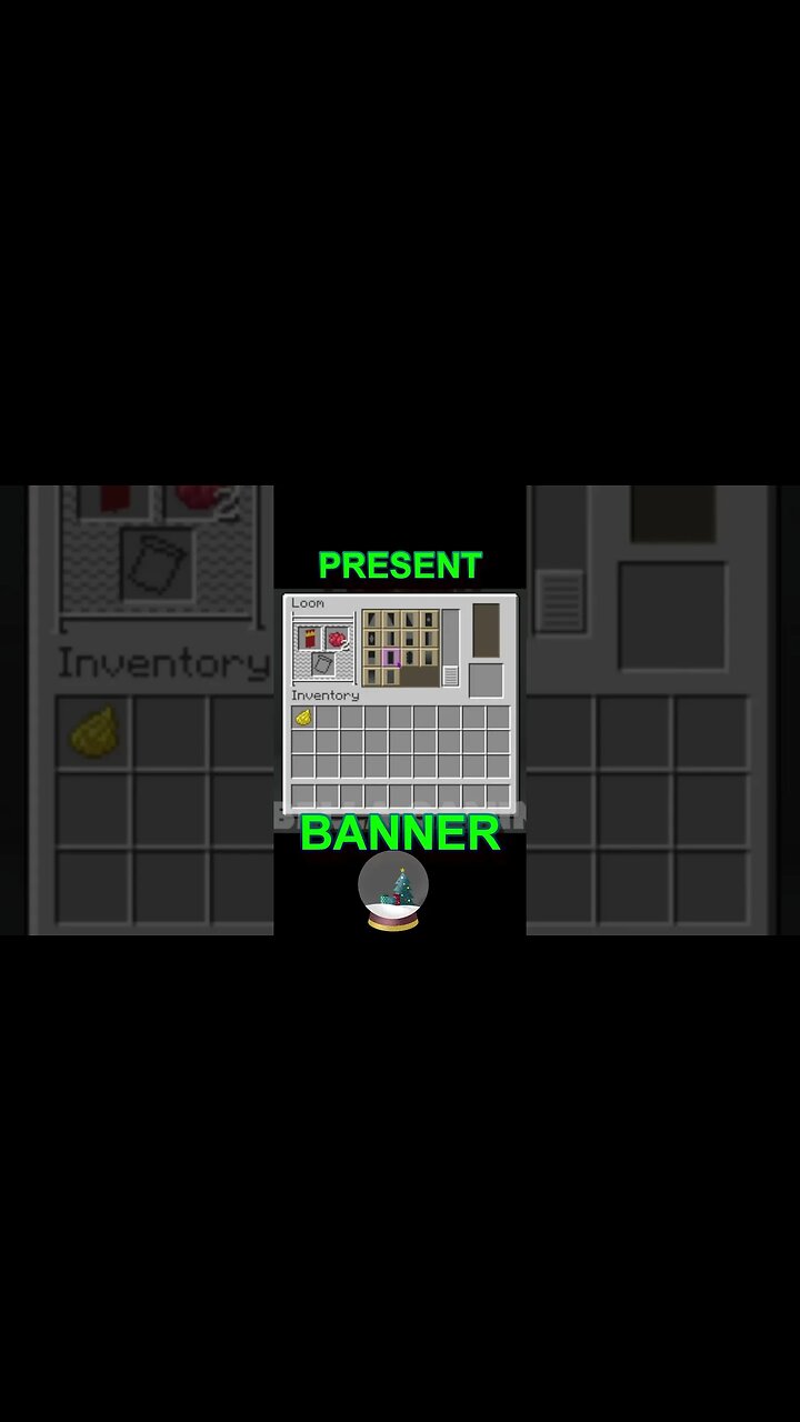 How To Make a Christmas Present On a Banner | Minecraft Tutorial