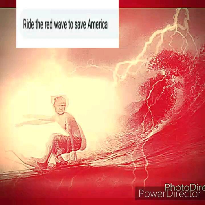 RIDE THE RED WAVE TO SAVE AMERICA