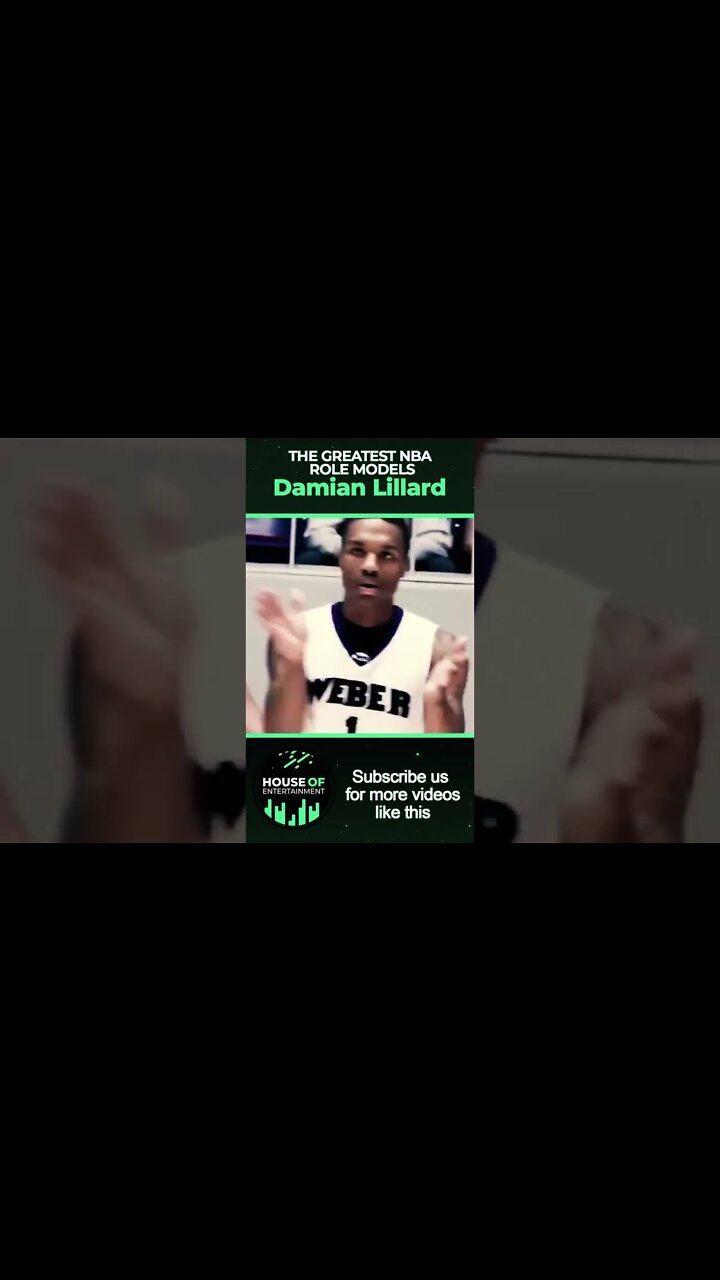 Damian Lilard NBA Role Model #shorts
