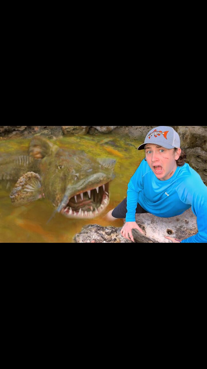 I caught a Man Eating Fish in an Abandoned Pond