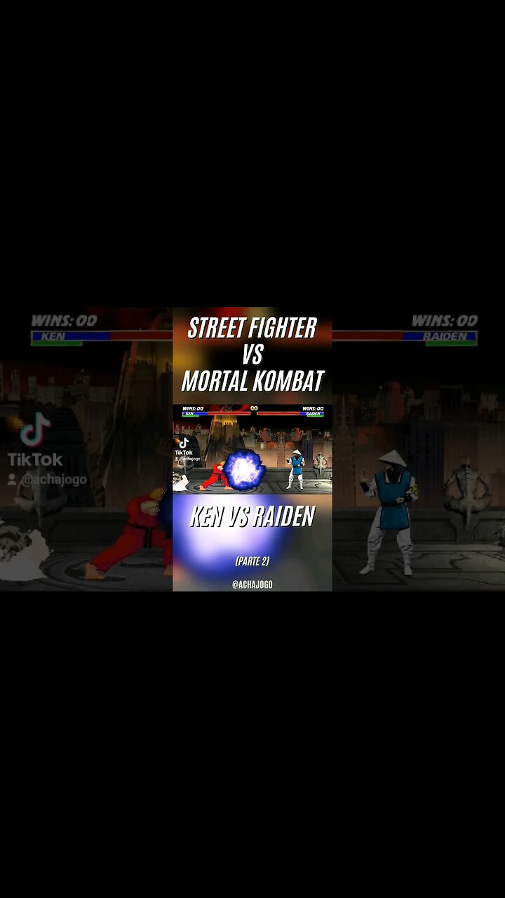 Street Fighter vs Mortal Kombat, Ken vs Raiden. Parte 2