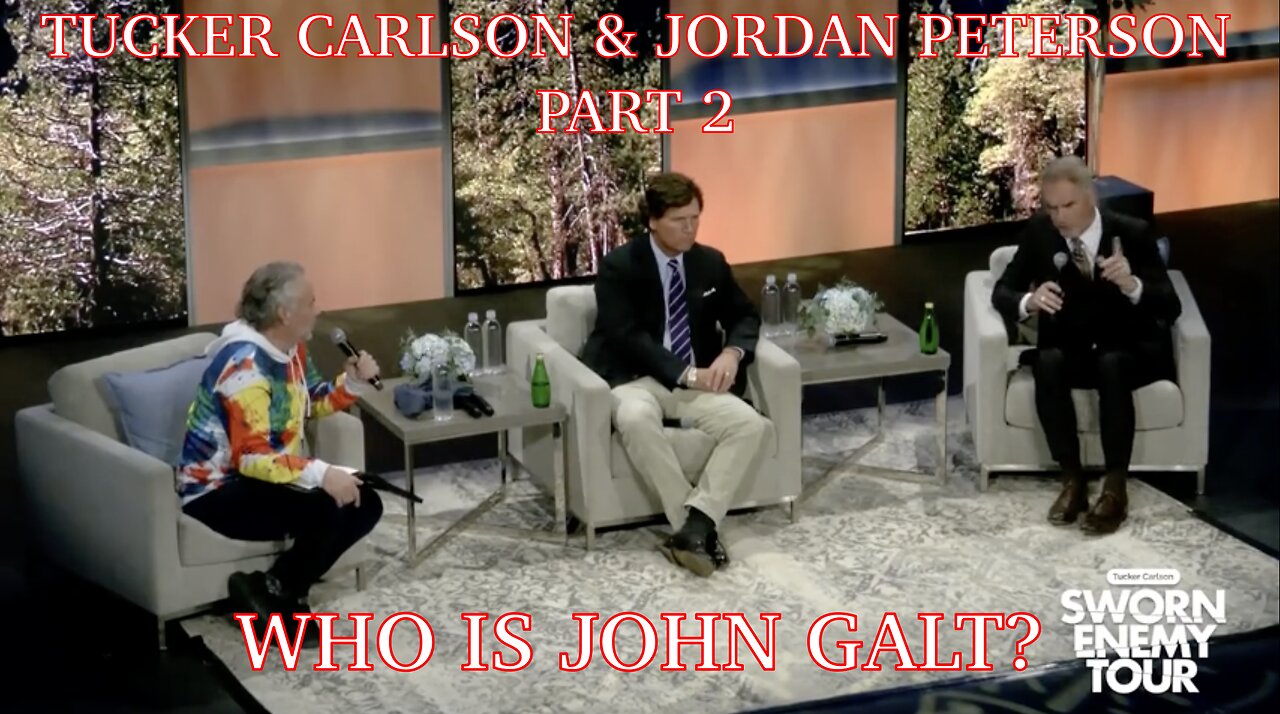 Tucker Carlson & JORDAN PETERSON PART 2. TWO GREAT MINDS THAT ARE ...