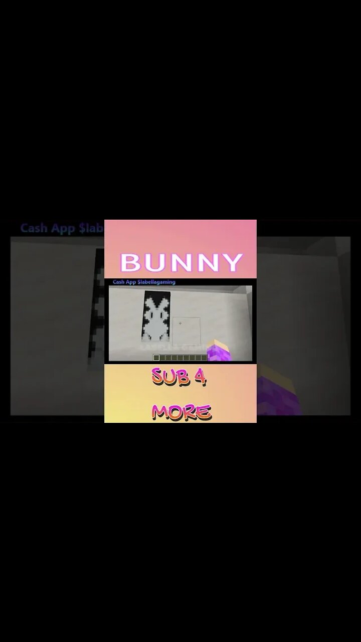 Minecraft: Bunny Banner