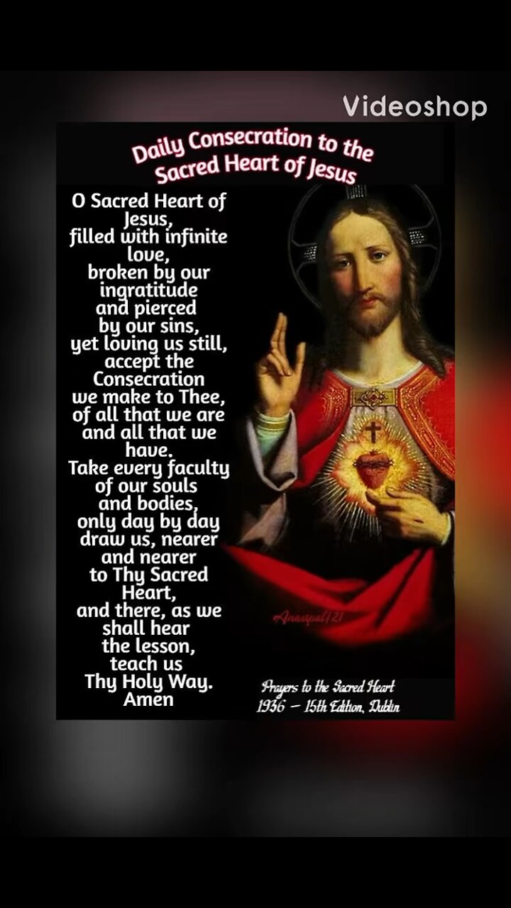 Daily Consecration to the Sacred Heart of Jesus