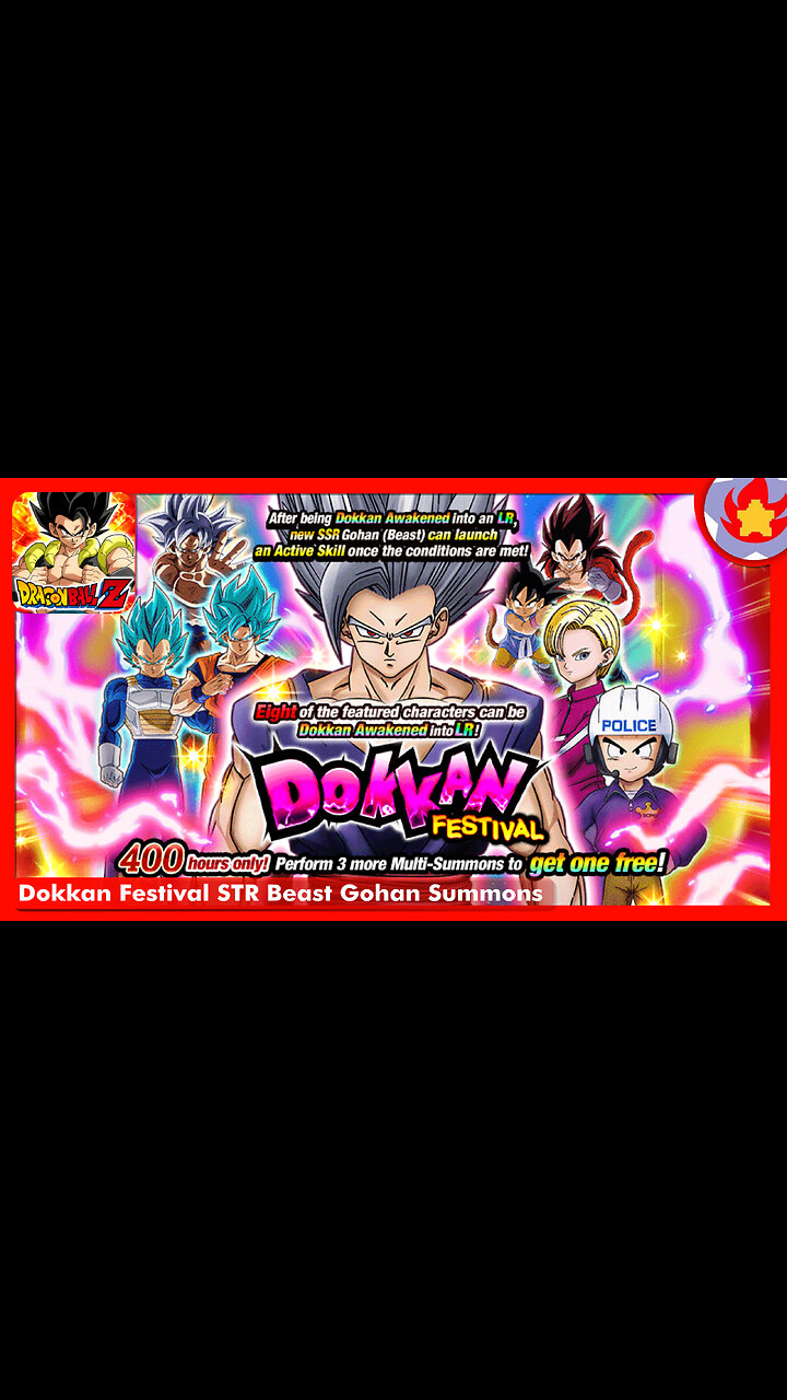 Dokkan Festival STR Beast Gohan Summons | Dragon Ball Z: Dokkan Battle