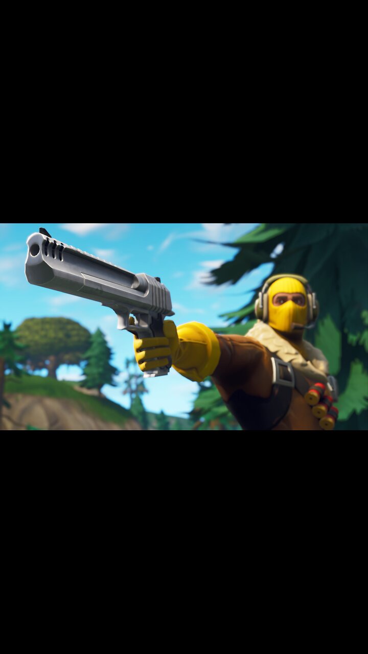 fortnite hand canon headshot in mid air 🤌