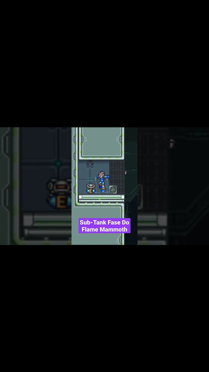 Sub-tank na Fase do Falme Mammoth - Mega Man X - Snes