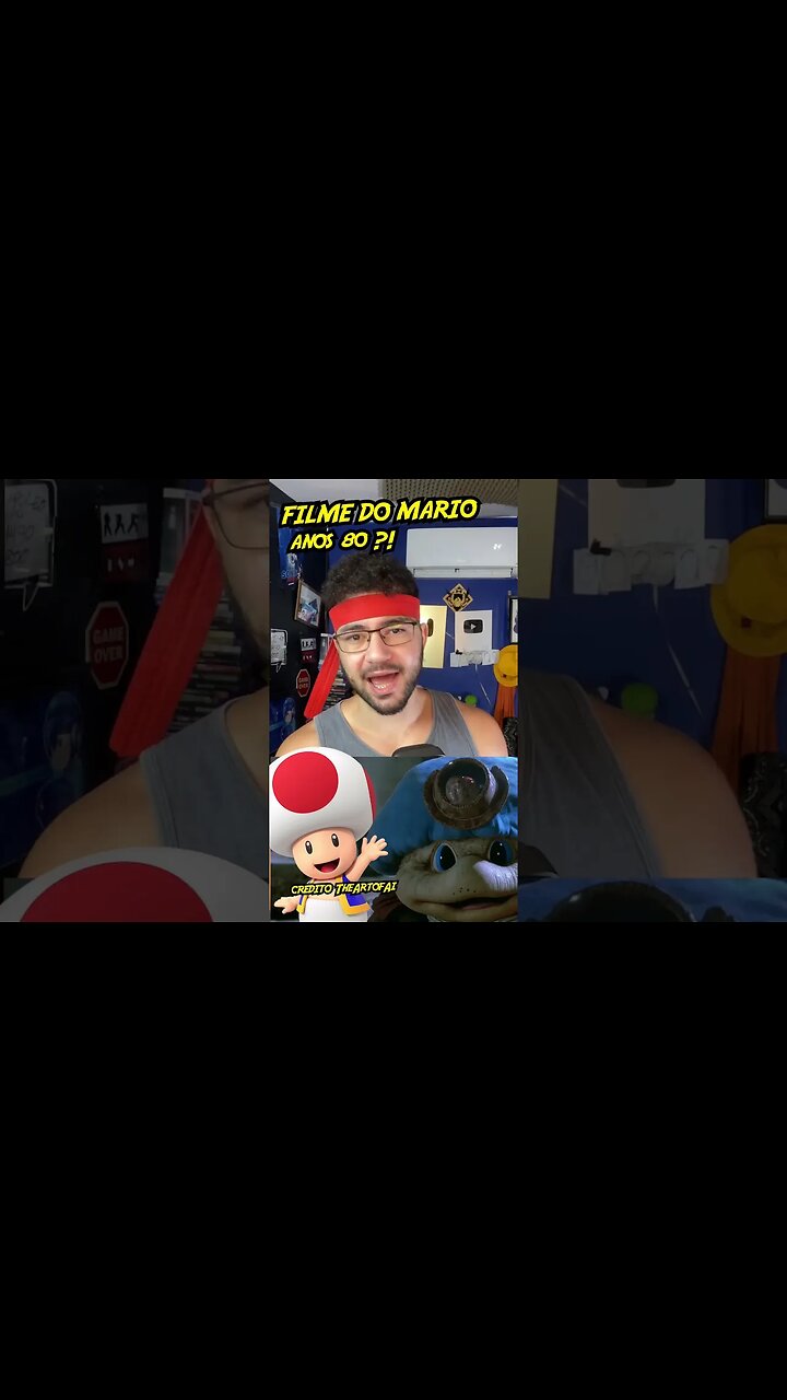Filme do SUPER MARIO nos Anos 80 em Fantasia Medieval