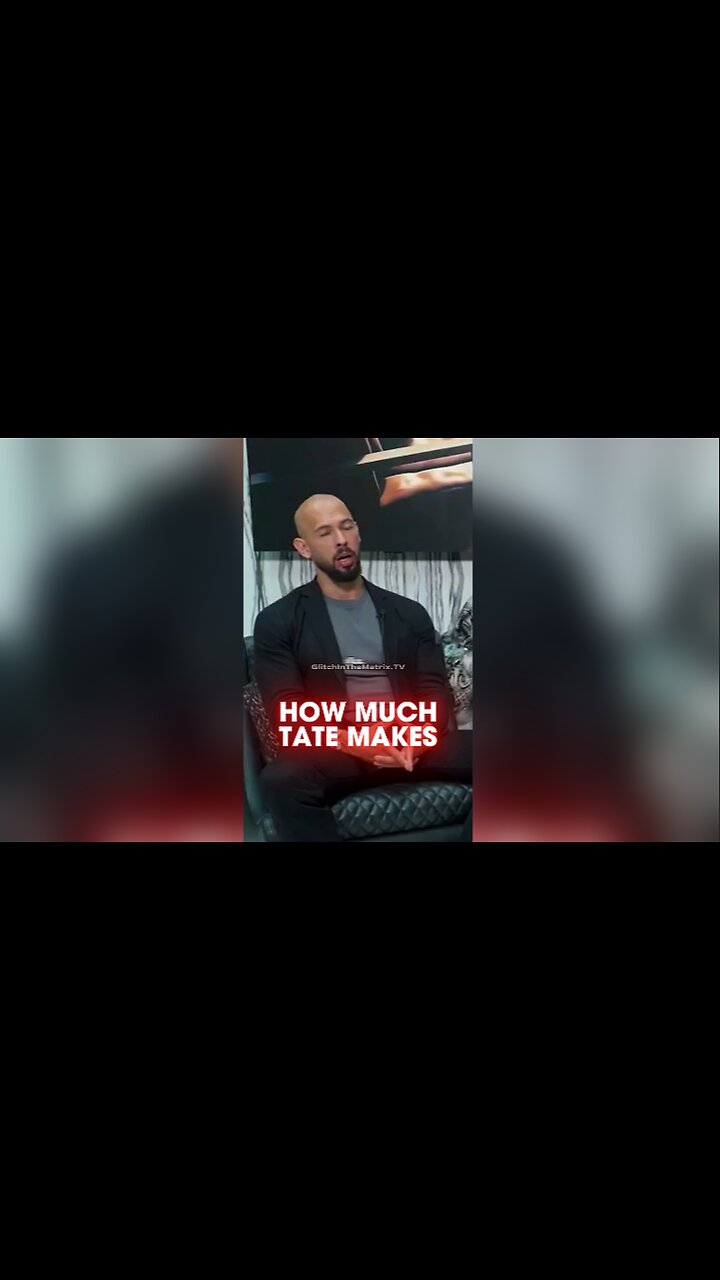 Andrew Tate Reveals How Much He Spends & Earns Per Week