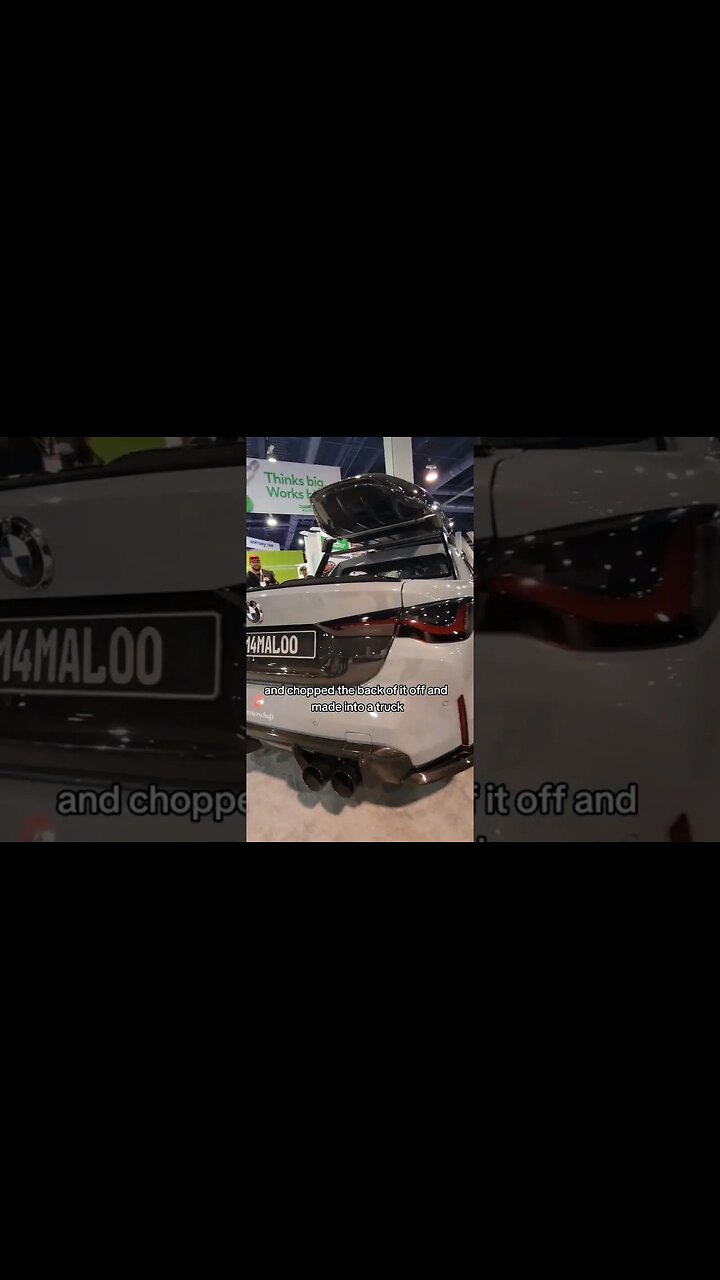 Worlds First #BMW M4 Truck Ever Built? #M4Maloo #SEMA2023