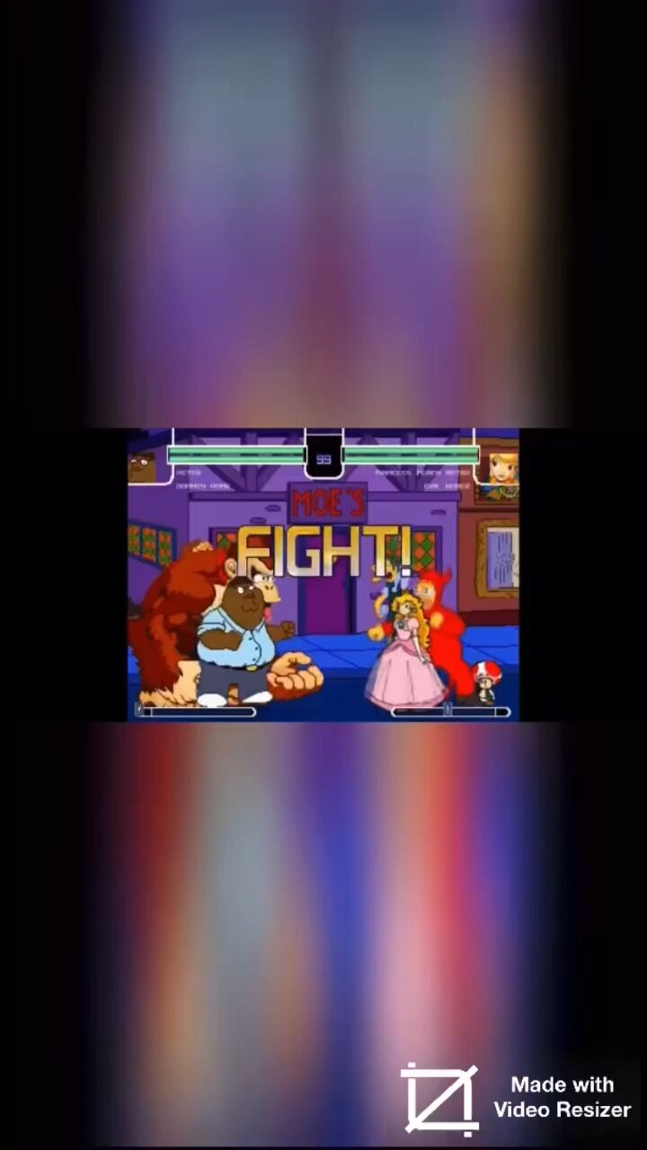 Cartoon Mugen Matchup- Black Peter & Donkey Kong Vs Princess Peach ...
