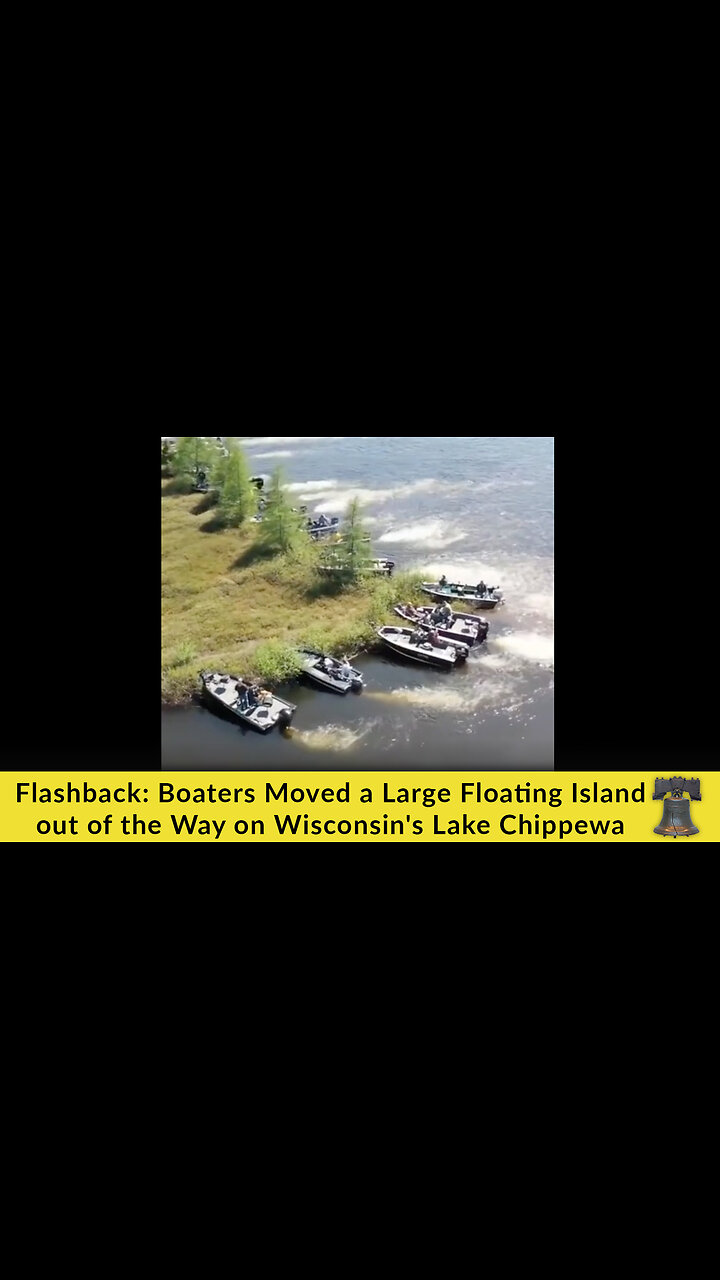 Flashback: Boaters Moved a Large Floating Island out of the Way on ...