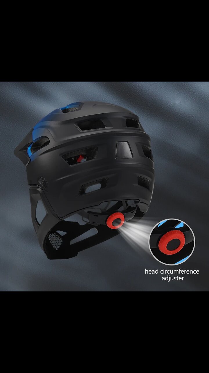 Adult Bicycle Helmet Full Face Detachable Motorcycle Helmet