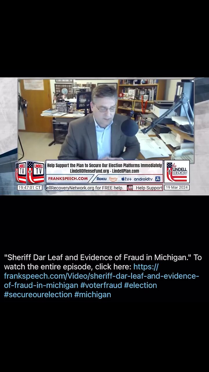 Pat Colbeck regarding Sheriff Dar Leaf!!!