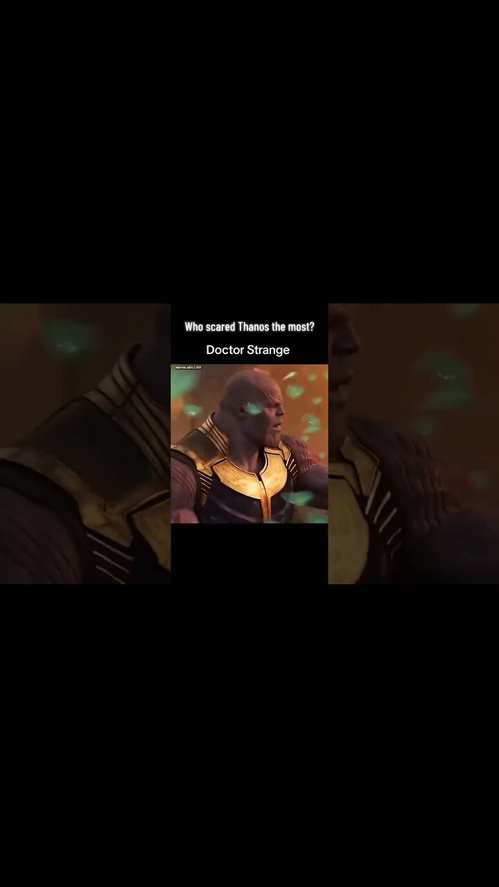 Who scared Thanos the most? 😈|| #thanos #marvel #avengers #shorts