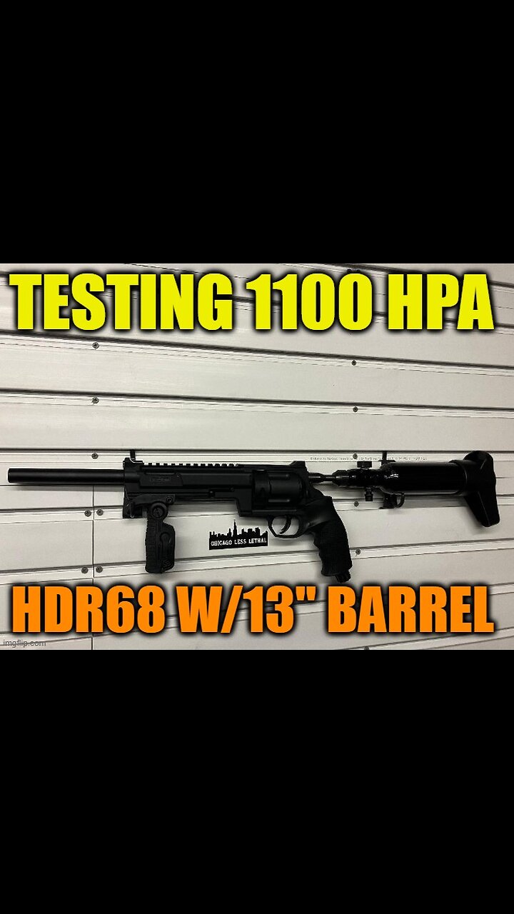 Chicago Less Lethal HDR68 with 13" 1 piece barrel 1100 hpa