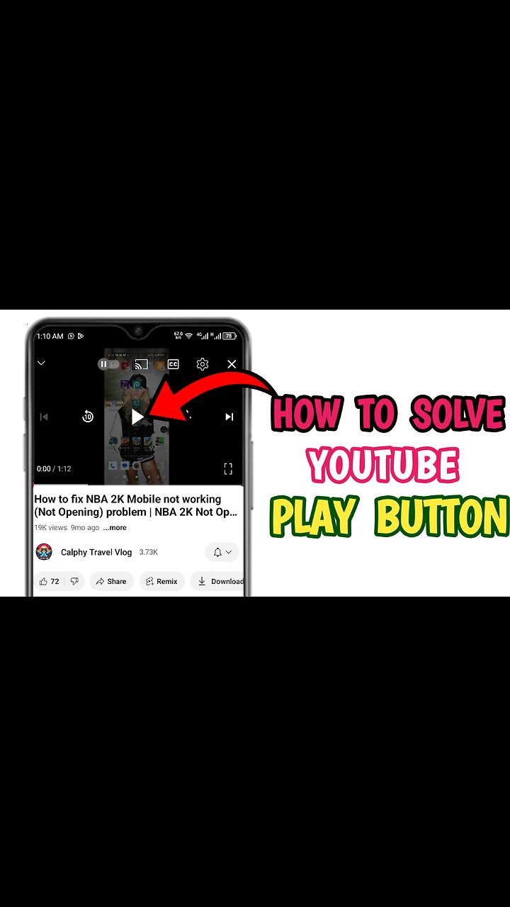 How To Solve YouTube Play Button Not Working | How To Fix YouTube Play Button Not Working