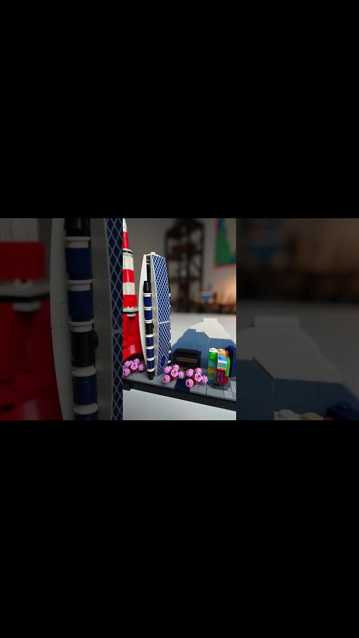 This LEGO Tokyo Skyline Is Amazing!! #lego #architecture #tokyo #shorts