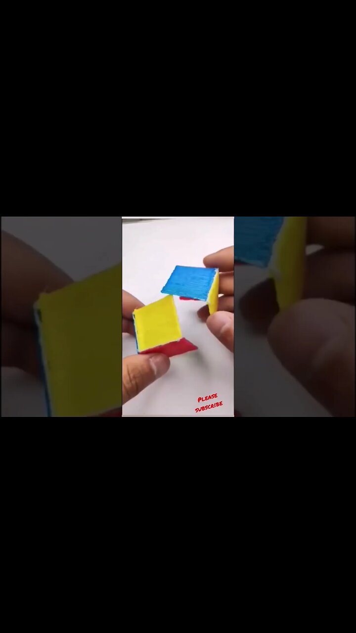 3D pen cube drawing