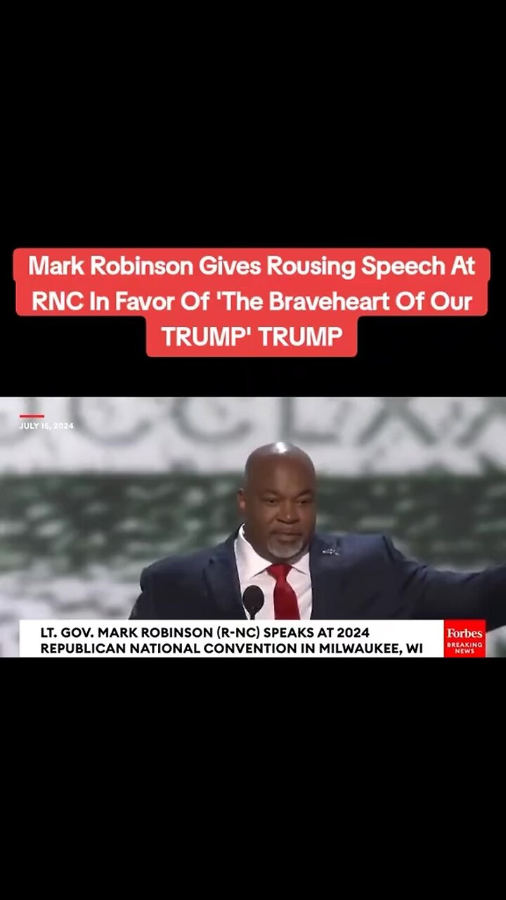 Mark Robinson great speech RNC 2024