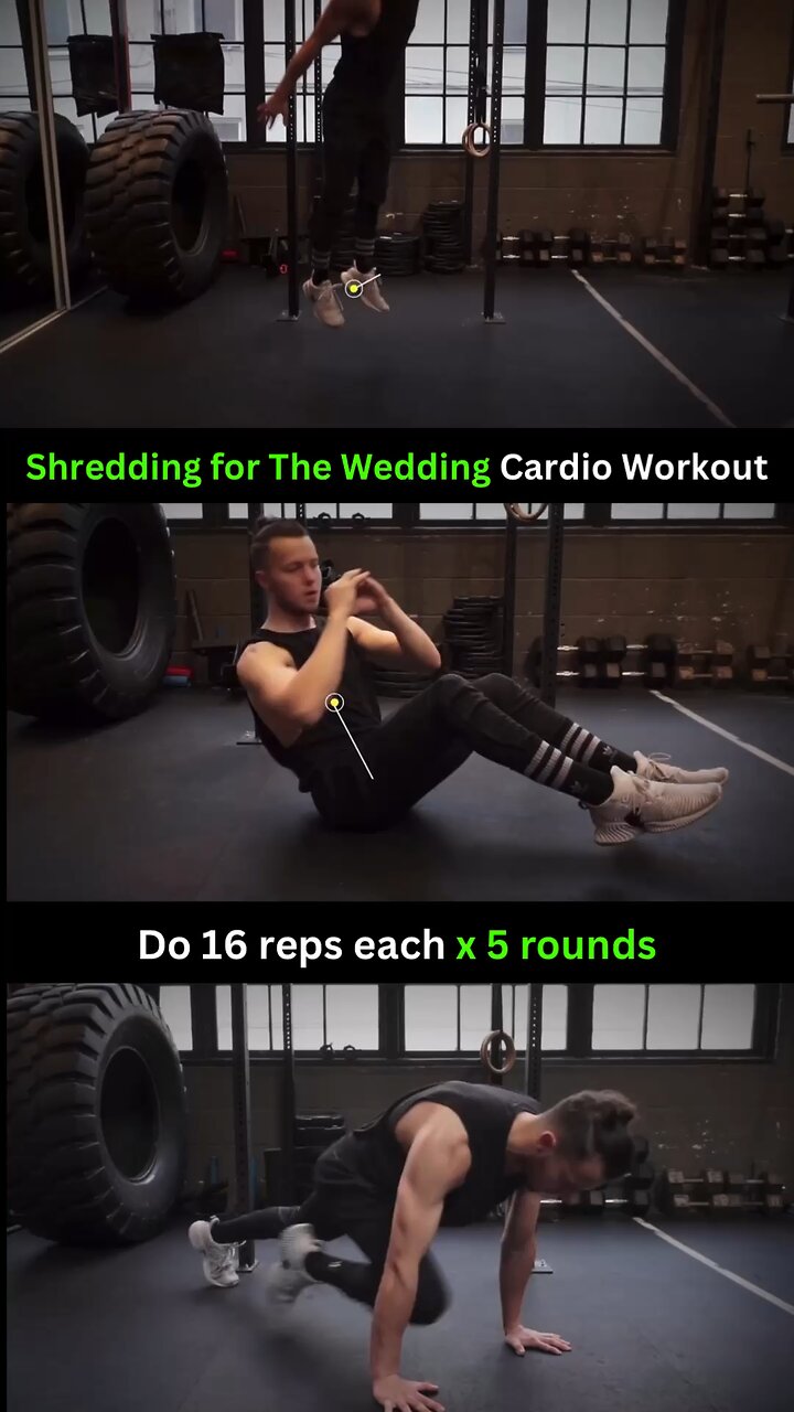 Shredding for the wedding cardio workout 😅