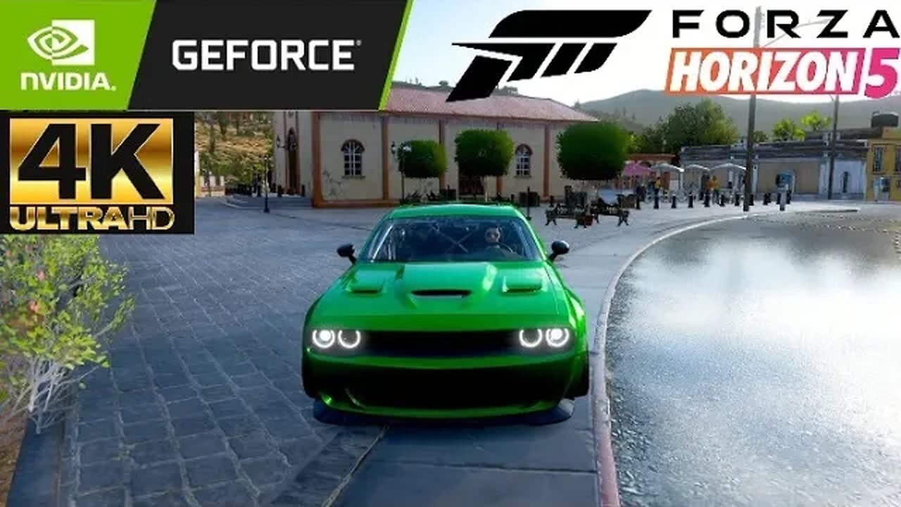 Dodge challenger SRT HELLCAT gameplay || ultra 4k graphics || forza ...